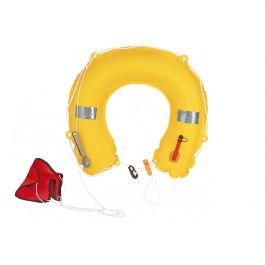 Inflatable horseshoe buoy Plastimo
