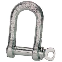 Stamped galvanised shackle AD